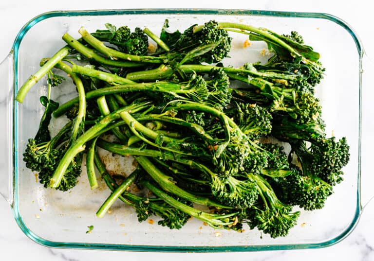 Grilled Broccolini (Quick and easy recipe!) - Pinch and Swirl