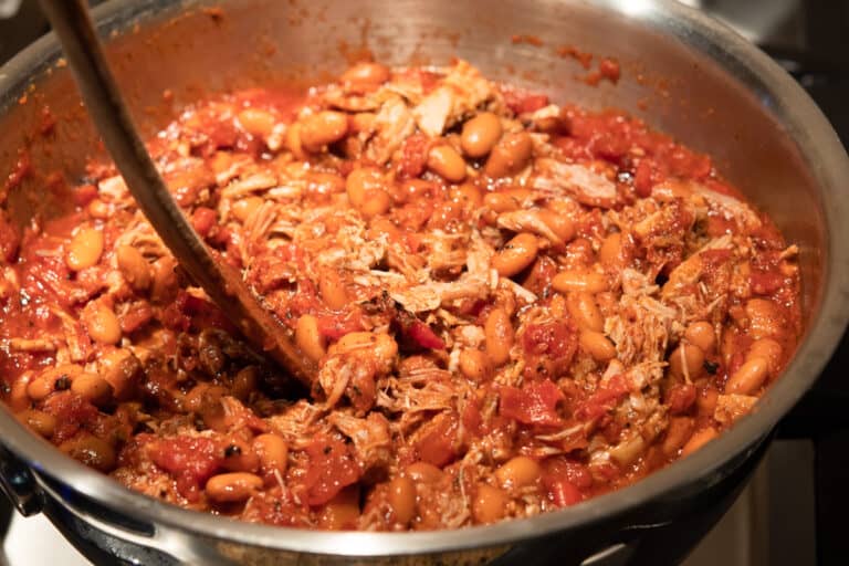 Pulled Pork Chili (Quick and easy!) - Pinch and Swirl