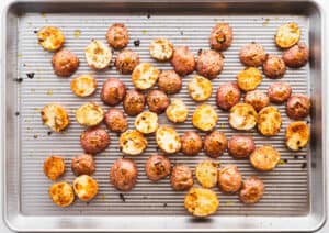 Roasted Baby Potatoes (10 minutes of prep!) - Pinch and Swirl