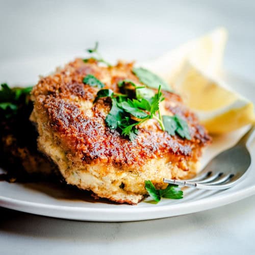 Crispy Cod Fish Cakes - Pinch and Swirl