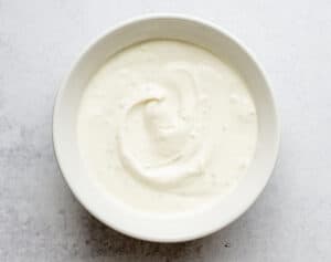 Lime Crema (5 minute recipe!) - Pinch and Swirl