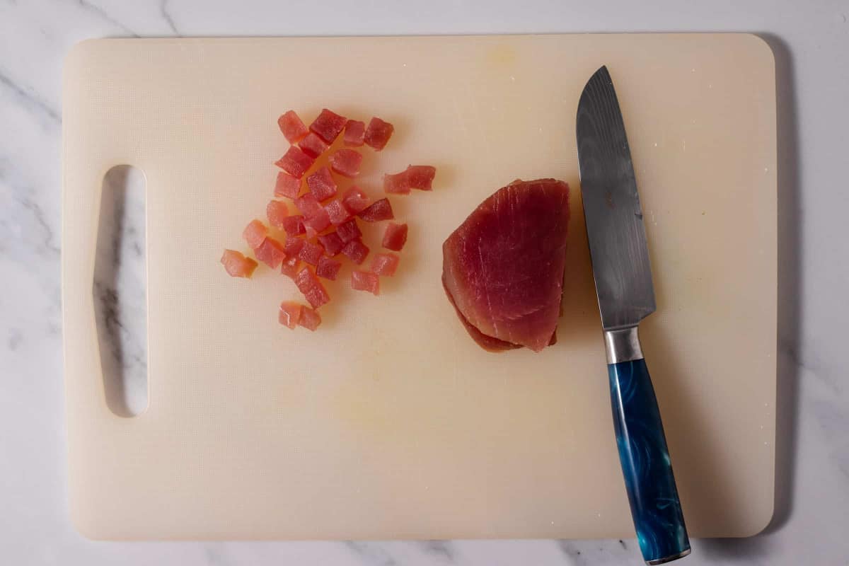 Tuna Tartare (Recipe + How-to Video!) - Pinch and Swirl