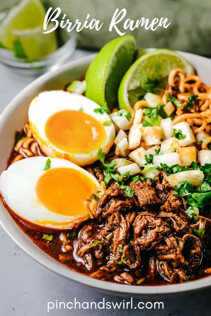 Birria Ramen - Pinch and Swirl