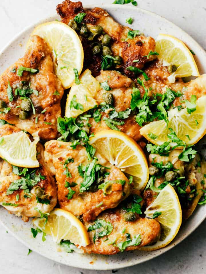 Piccata Sauce Recipe (10-Minute Lemon Caper Butter Sauce) - Pinch and Swirl