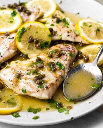 Cod Piccata - Pinch and Swirl