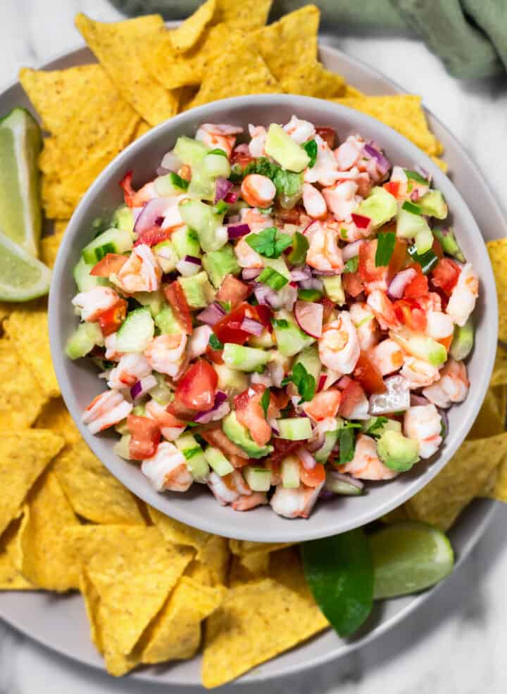Shrimp Ceviche (Quick and easy!) - Pinch and Swirl