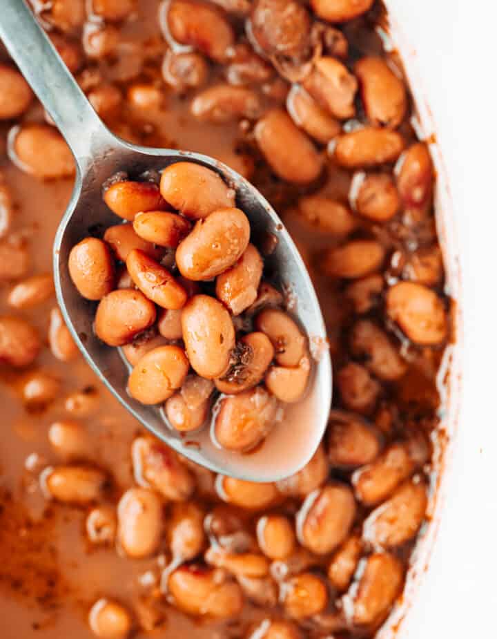 Slow Cooker Pinto Beans - Pinch and Swirl