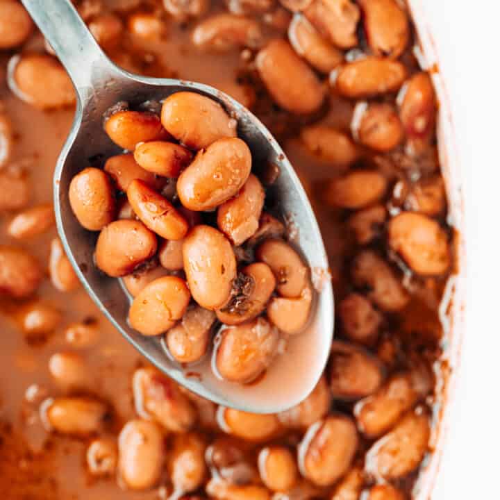 Slow Cooker Pinto Beans - Pinch and Swirl
