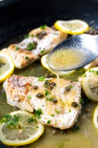 Cod Piccata - Pinch and Swirl