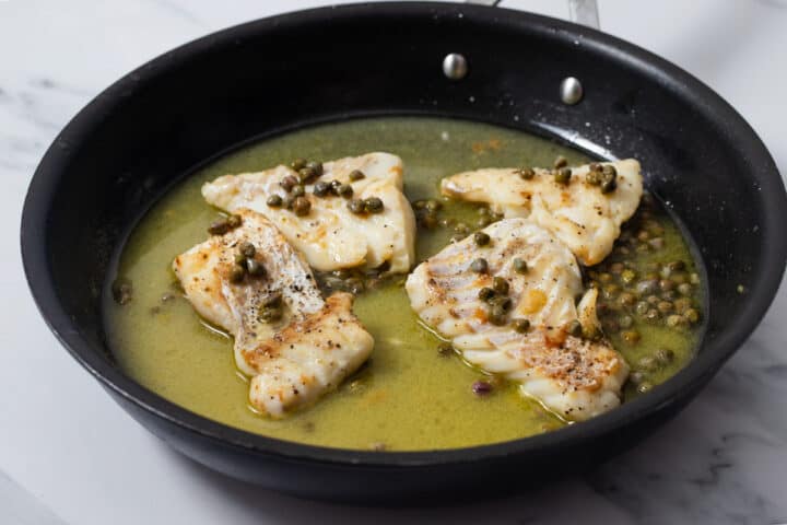 Cod Piccata - Pinch and Swirl