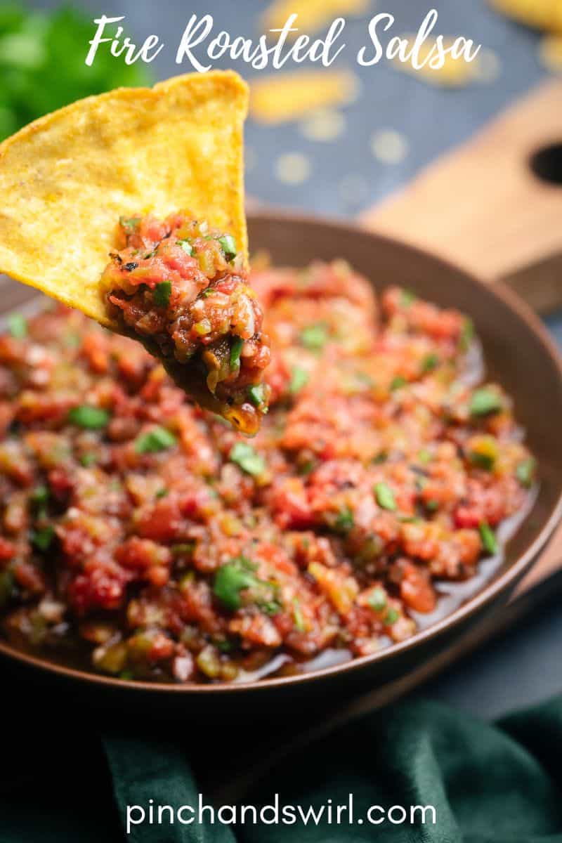 Fire Roasted Salsa - Pinch and Swirl