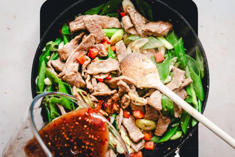 Kung Pao Beef (30 minute meal!) - Pinch and Swirl