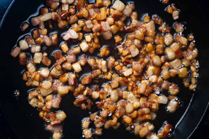 Pancetta Pasta (20 minute recipe!) - Pinch and Swirl