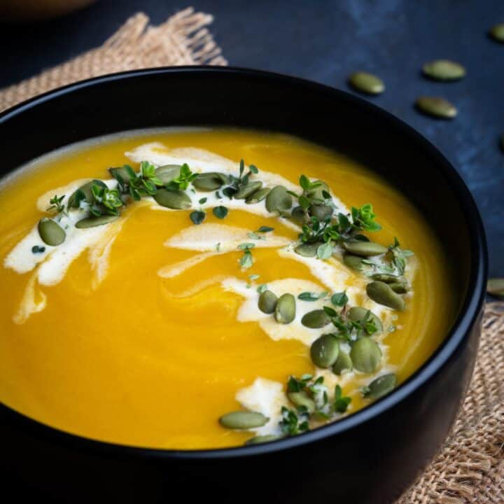 Butternut Squash Bisque - Pinch and Swirl