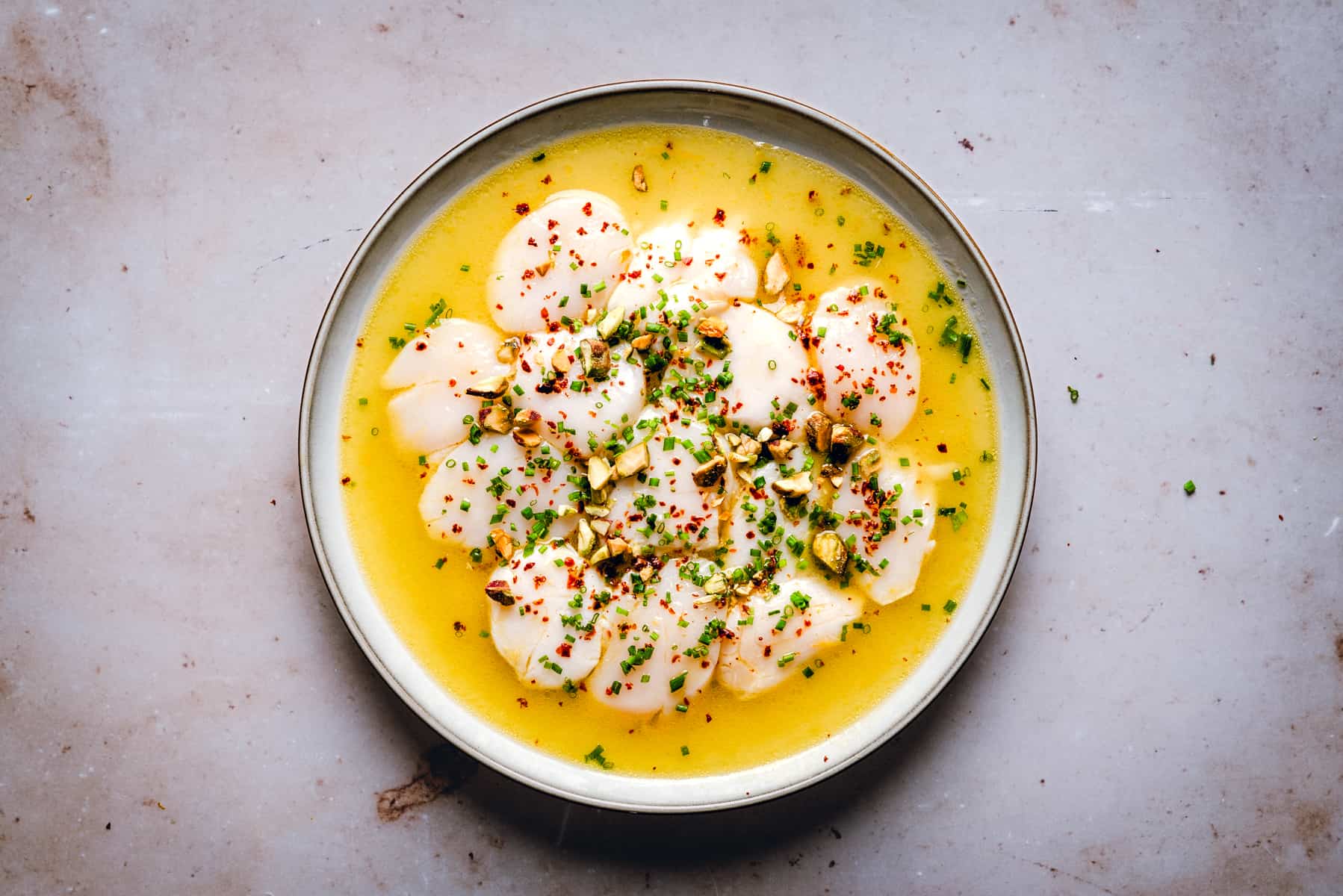 Scallop Crudo (15 Minute Recipe) - Pinch and Swirl