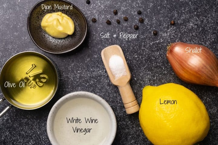 Shallot Vinaigrette - Pinch and Swirl