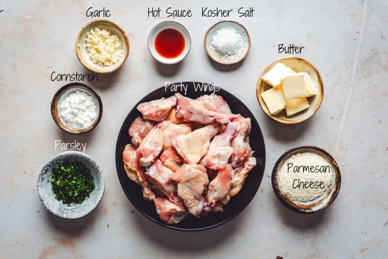Garlic Parmesan Wings - Pinch and Swirl