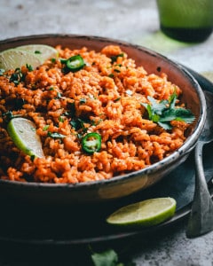 Mexican Brown Rice Recipe - Pinch and Swirl