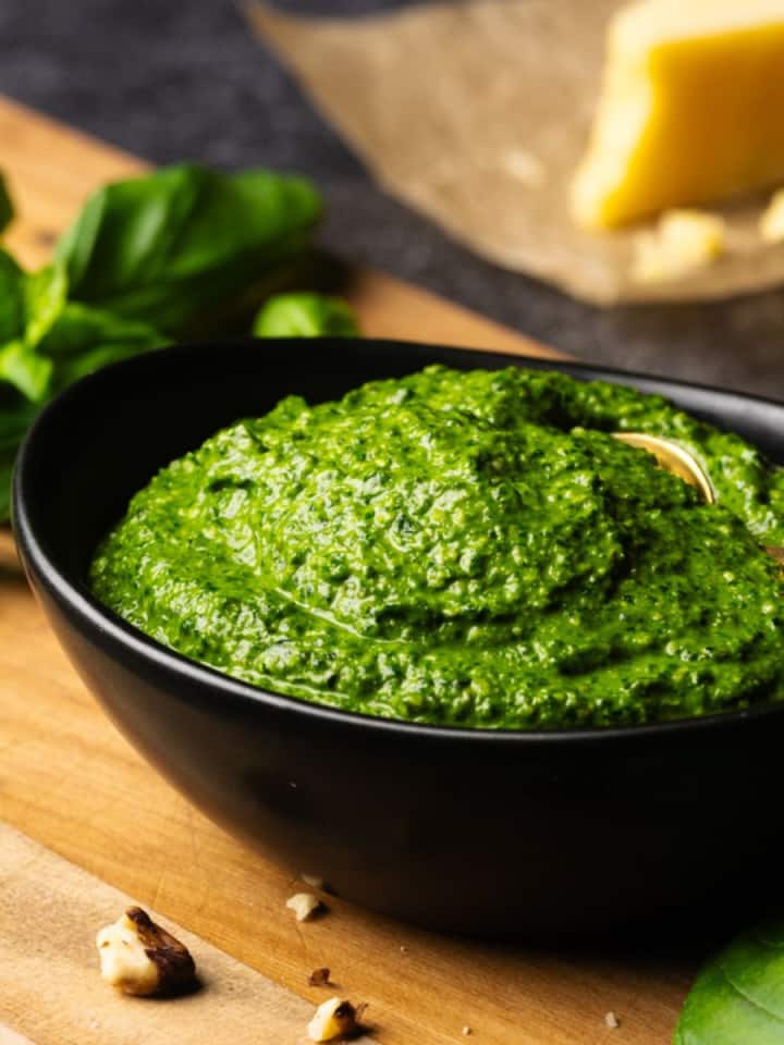 Walnut Pesto Recipe | Easy 10-Minute Basil Sauce - Pinch and Swirl