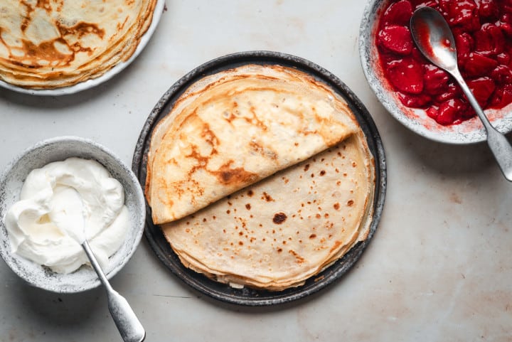 Strawberry Crepes - Pinch and Swirl