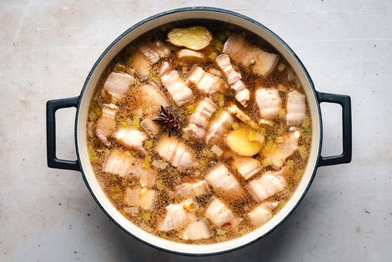 Braised Pork Belly - Pinch and Swirl