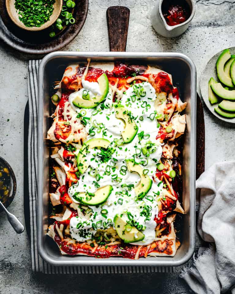 Steak Enchiladas - Pinch and Swirl