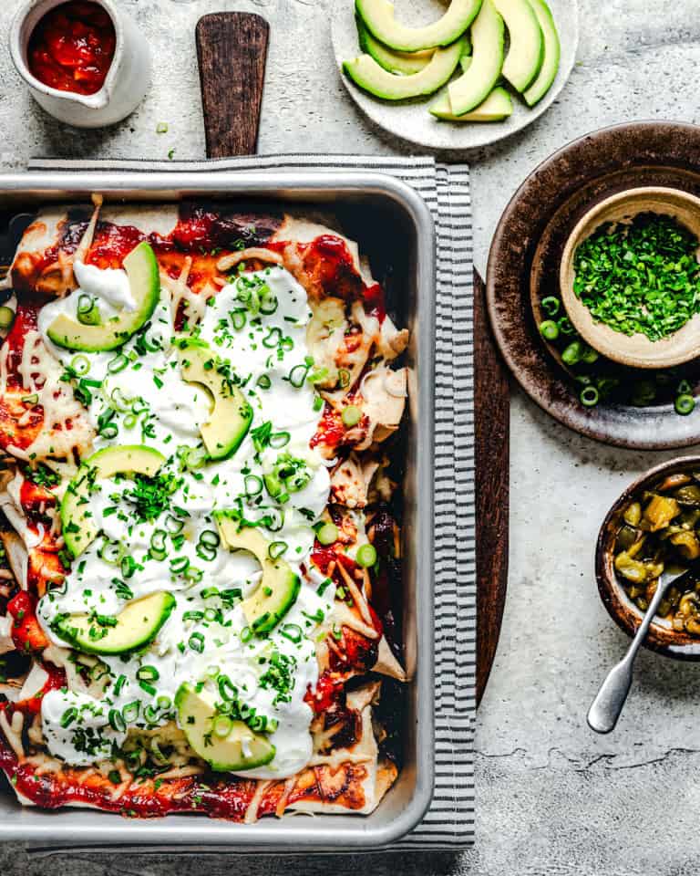 Steak Enchiladas - Pinch and Swirl