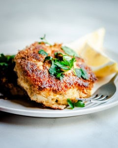 Crispy Cod Fish Cakes - Pinch and Swirl