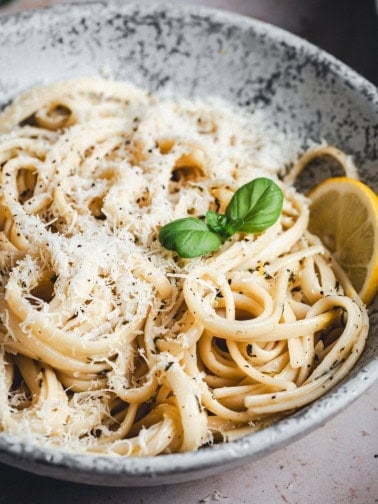 Gemelli Pasta With Lemon And Garlic Pinch And Swirl