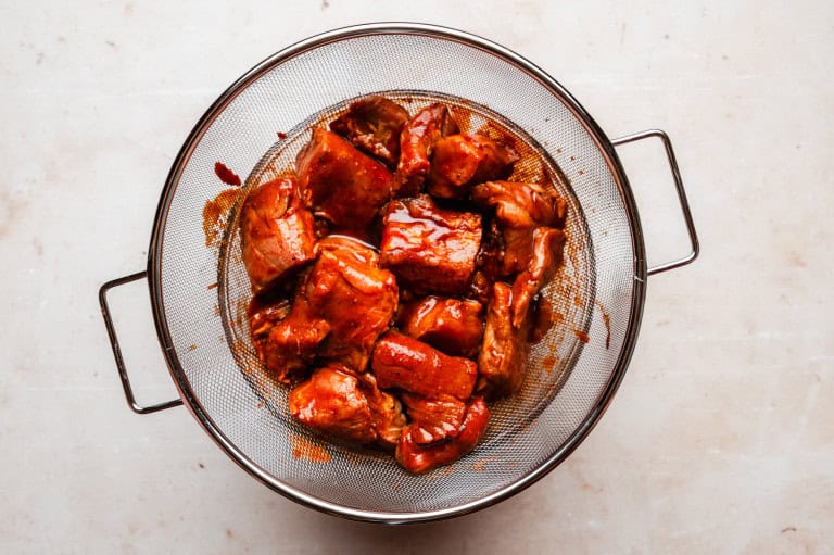 Honey BBQ Pork Kabobs - Pinch and Swirl