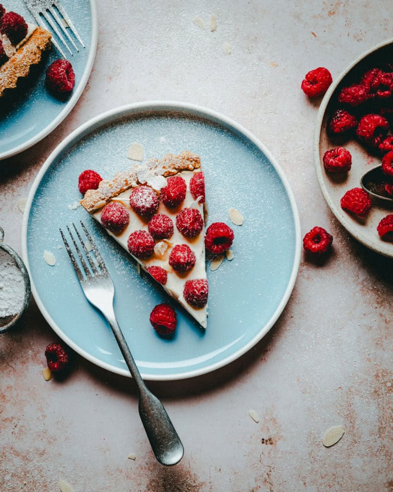 Raspberry Tart (Easy + Elegant No-Bake Filling) - Pinch and Swirl