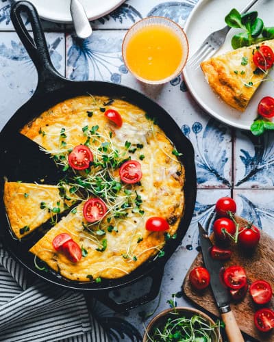 Easy Breakfast Frittata - Pinch and Swirl
