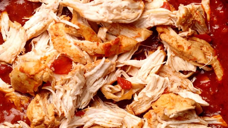 Easy Chicken Tinga (Made in One Pot!) - Pinch and Swirl