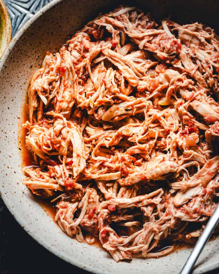 Easy Chicken Tinga (Made in One Pot!) - Pinch and Swirl