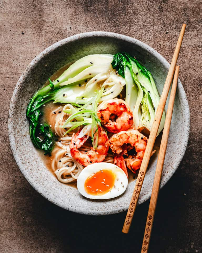 Quick Shrimp Ramen Recipe (15 Minutes) - Pinch and Swirl