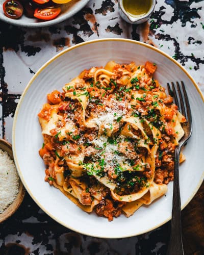 Lamb Bolognese - Pinch and Swirl