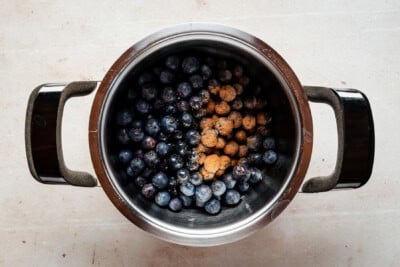 Easy Blueberry Crepes with Cream Filling - Pinch and Swirl