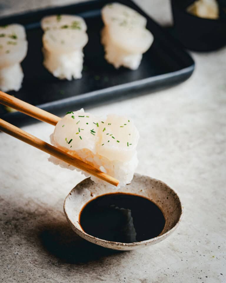 Scallop Nigiri (Simple Technique for Buttery, Sweet Flavor) - Pinch and ...