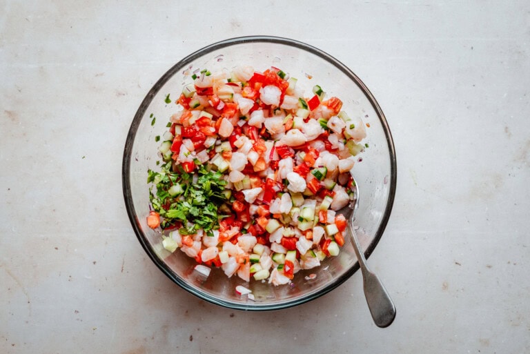 Shrimp Ceviche (Quick and easy!) - Pinch and Swirl